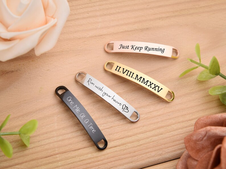 Personalized Shoe Tags, Custom Shoelaces Tags, Running Shoe Tags ...