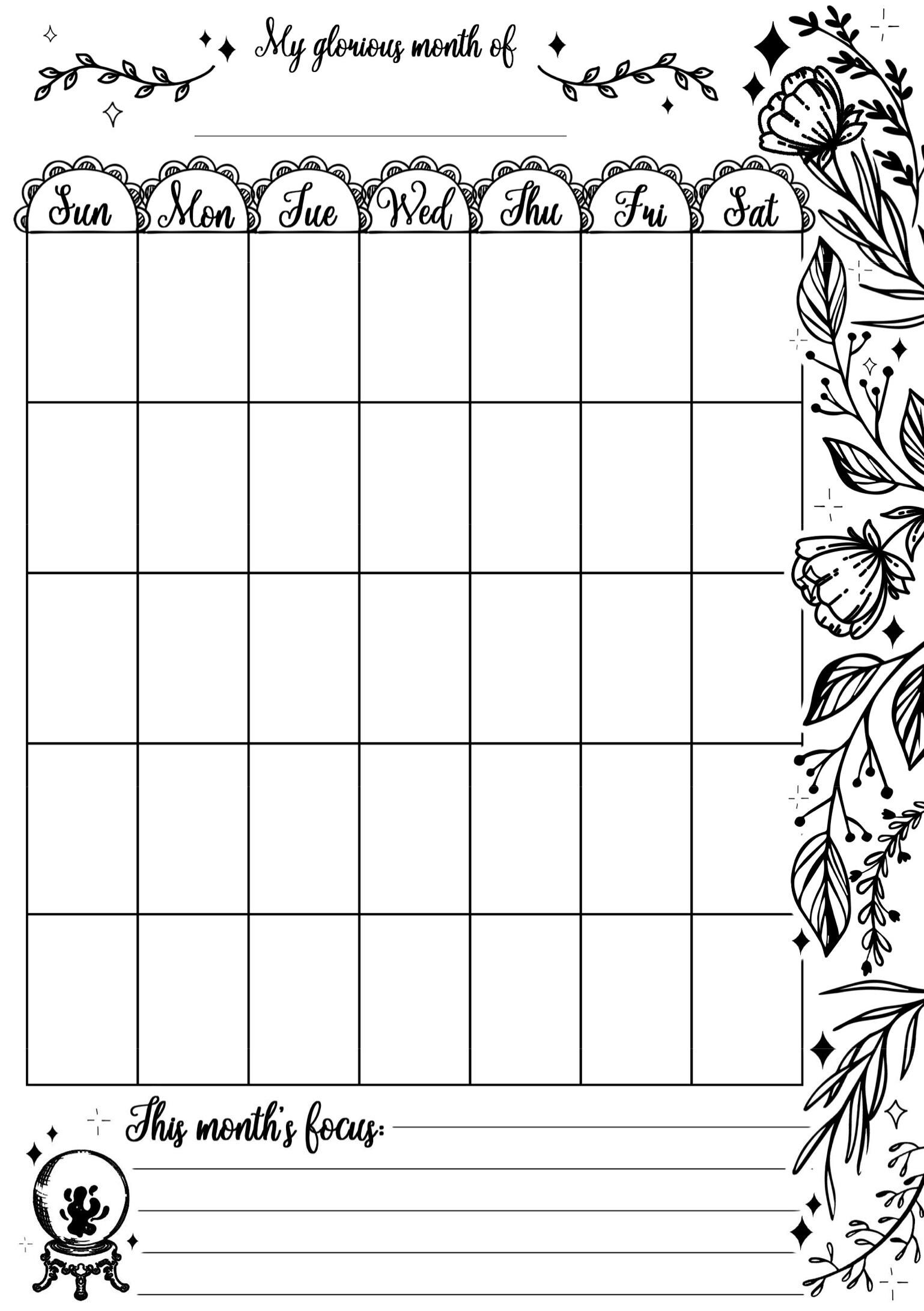 Witchy Weekly Planner - Etsy