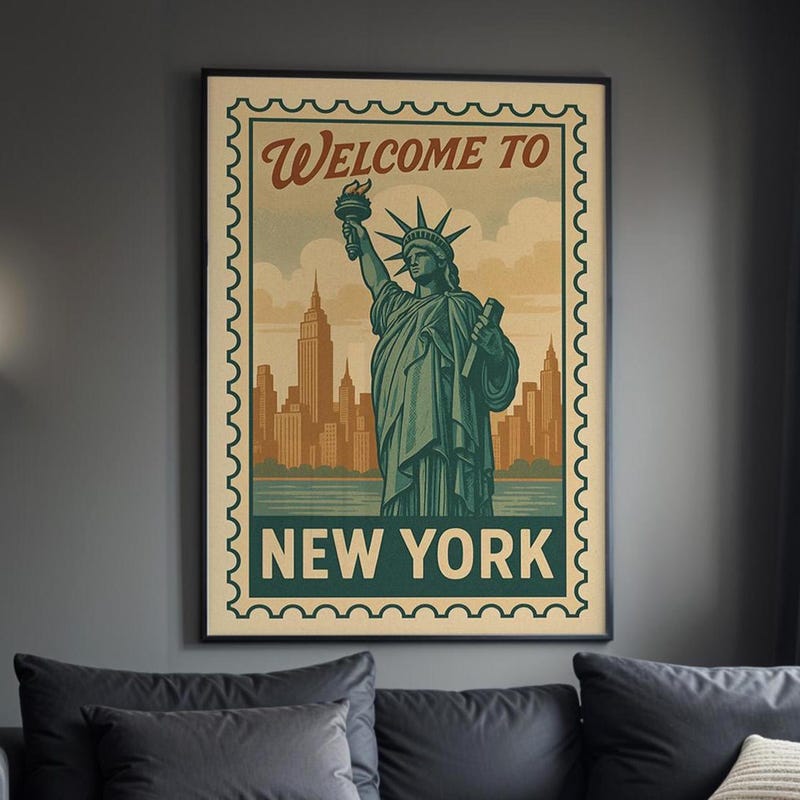 Nyc Vintage Stamps - Etsy