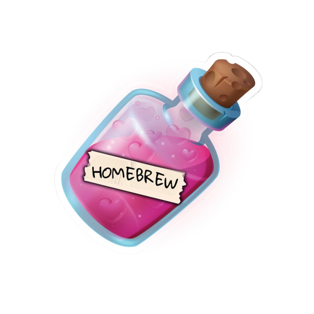 Homebrew Potion Readysetink TCG Trading Card Sticker - Etsy