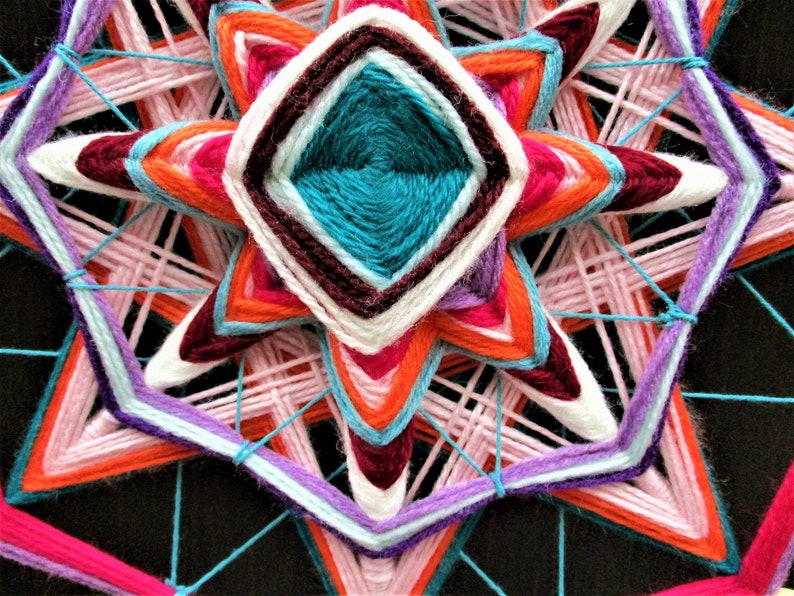 Mandala weaving mandala wall art mandala wall decor weaving | Etsy