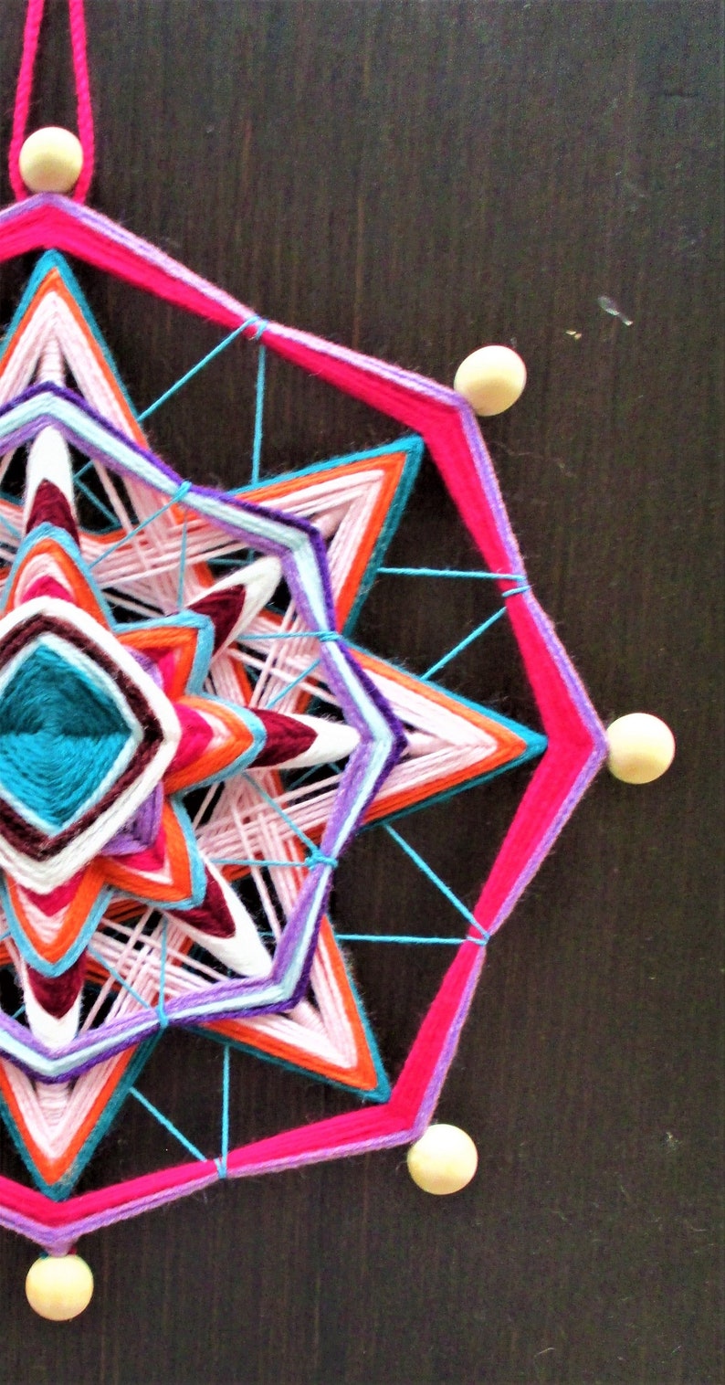 Mandala weaving mandala wall art mandala wall decor weaving | Etsy