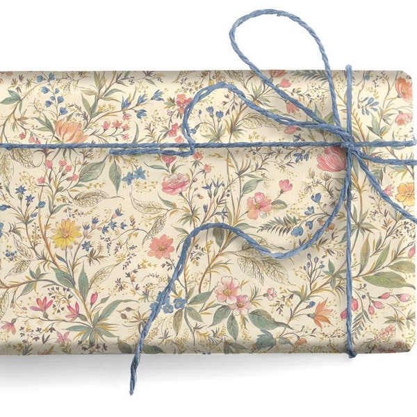 Italian Wrapping Paper Floral - Etsy