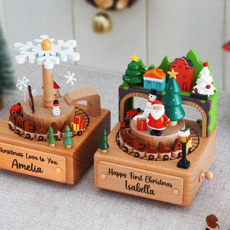 Christmas Music Boxes - Etsy