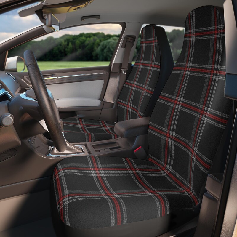 Plaid Car Seat Cover - Etsy