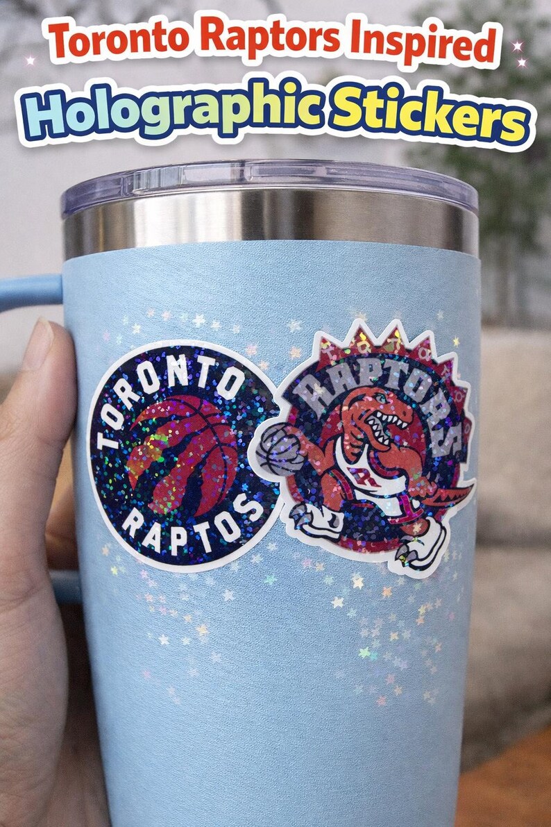 Toronto Basketball Team Inspired Sticker Pack | Holographic Vinyl ...