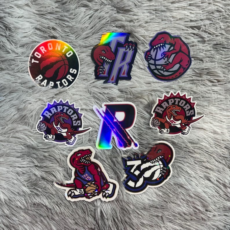 Toronto Basketball Team Inspired Sticker Pack | Holographic Vinyl ...