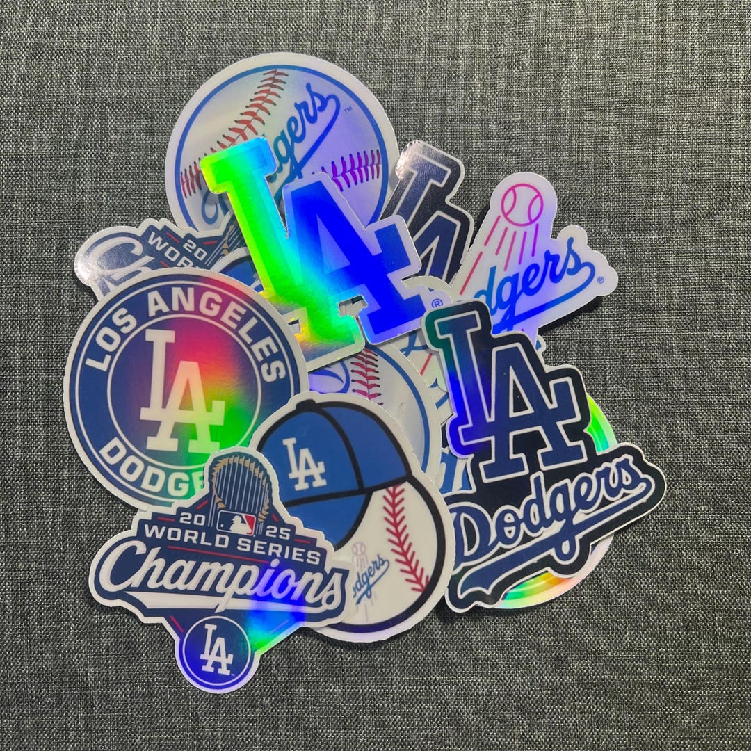 Los Angeles LA Dodgers Sticker Pack - Etsy