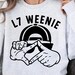 Sandlot Squint: L-7 Weenie PNG File (digital Download) - Etsy