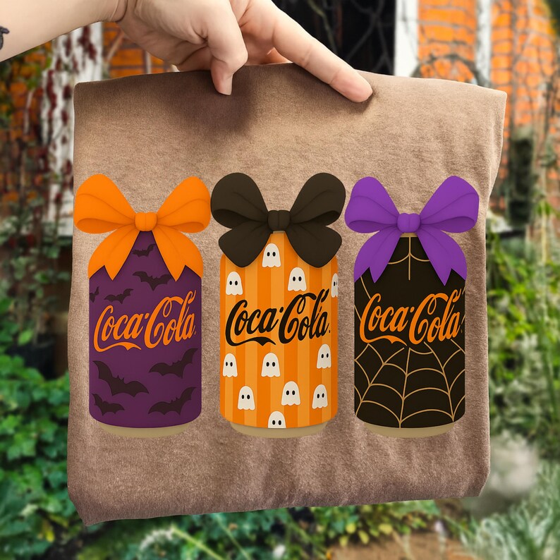 Coca-cola Halloween Soda Png, Retro Soda Can Digital Download, Cute ...