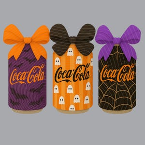 Coca-cola Halloween Soda Png, Retro Soda Can Digital Download, Cute ...