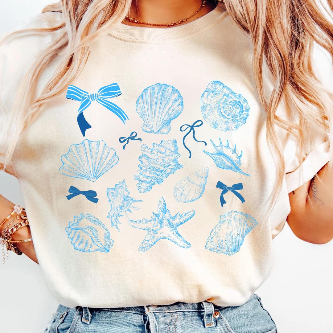 Coquette Seashell PNG, Beach Png - Etsy