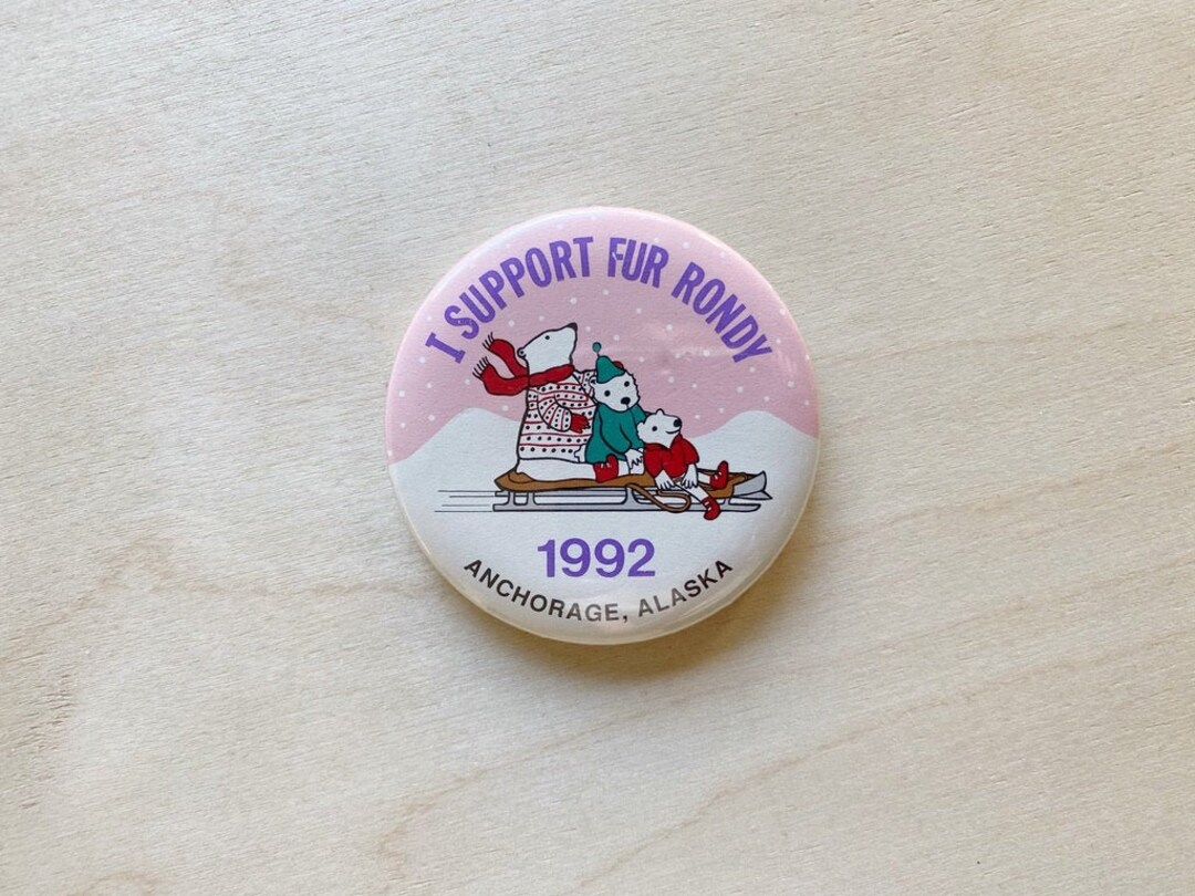1992 Fur Rondy Booster Button - Etsy