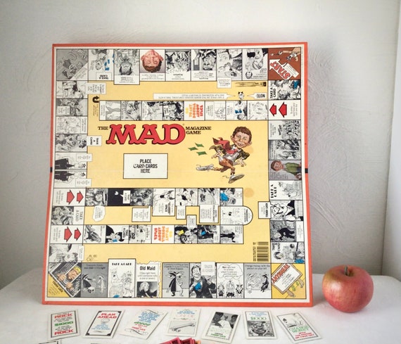 Mad Magazine Game Board Cards Play Money Vintage Party - Etsy