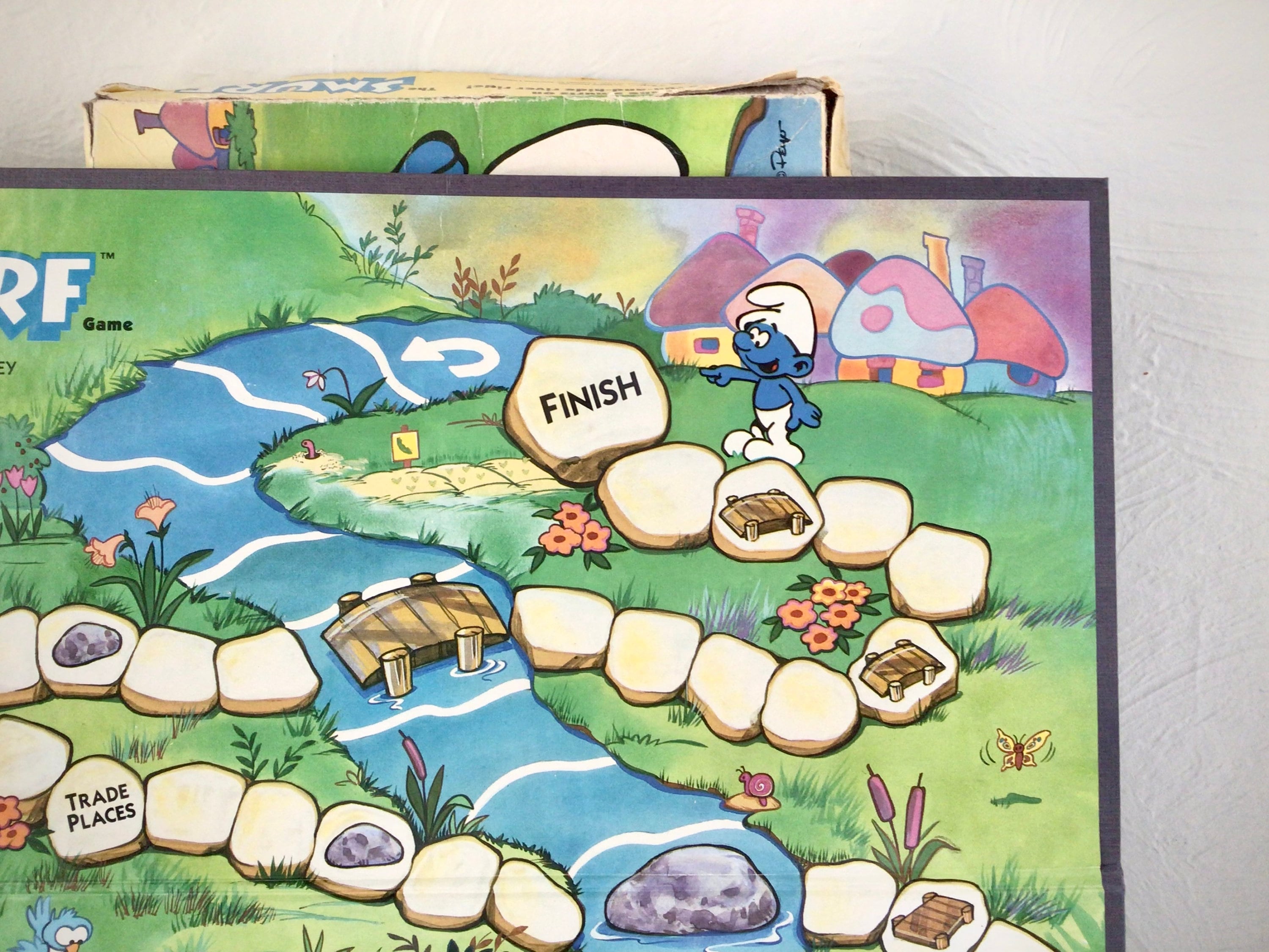 Vintage Smurf Board Game, 1988 Milton Bradley, Collectible Toy - Etsy