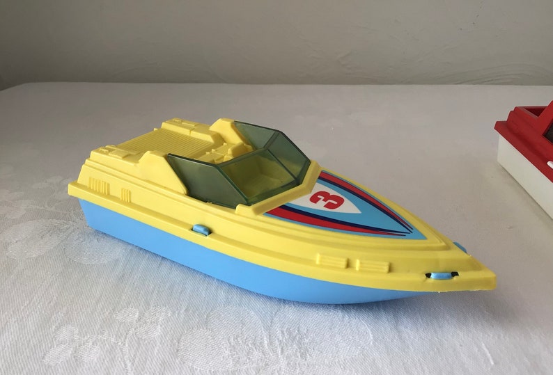 Tootsie toy plastic boats cabin cruiser speedboat 1960s 1970s | Etsy