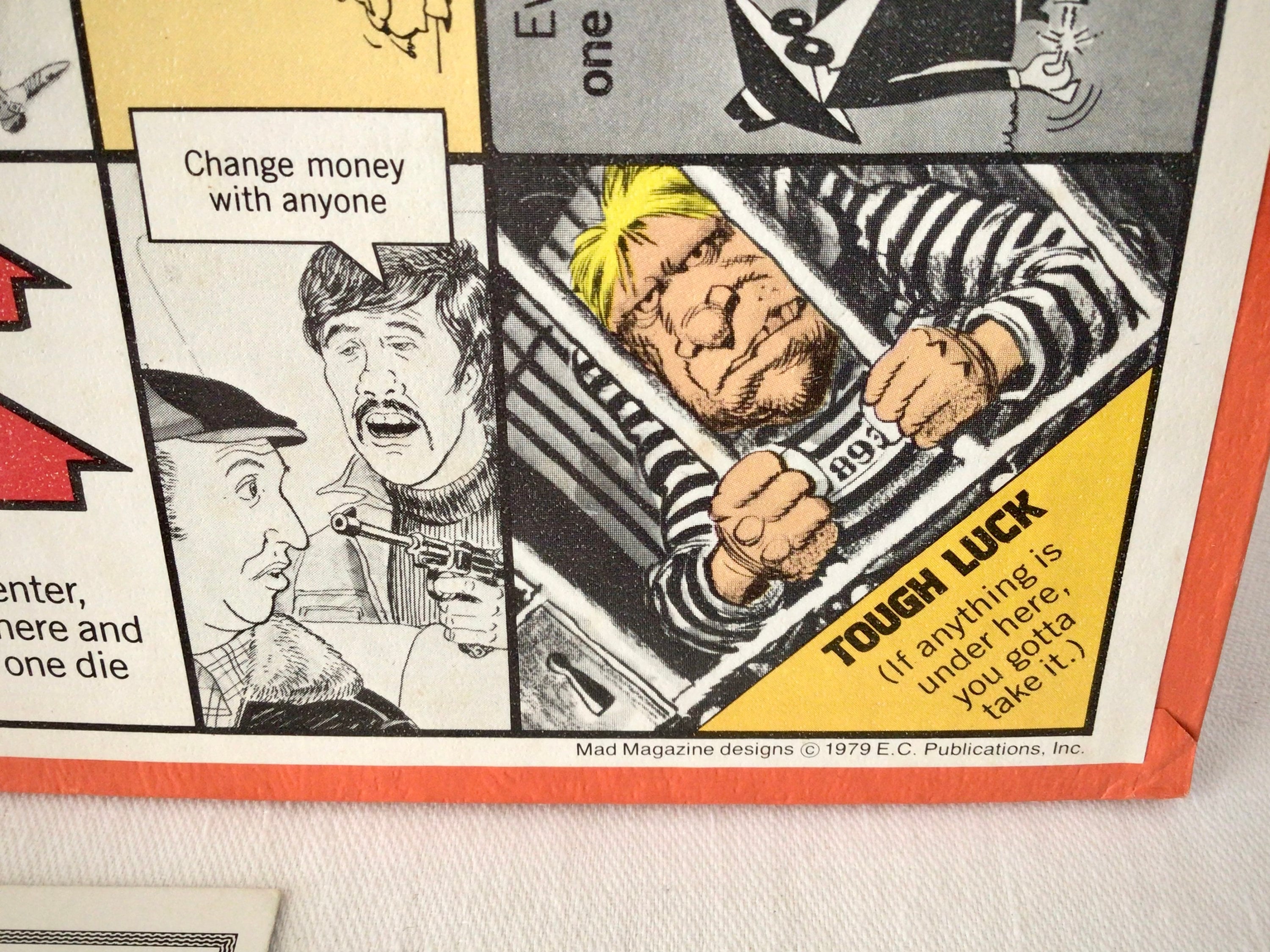 Mad Magazine Game Board, Cards, Play Money, Vintage Party Comics ...
