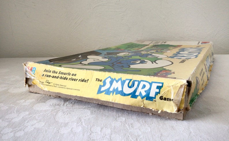 Vintage Smurf Board Game, 1988 Milton Bradley, Collectible Toy - Etsy