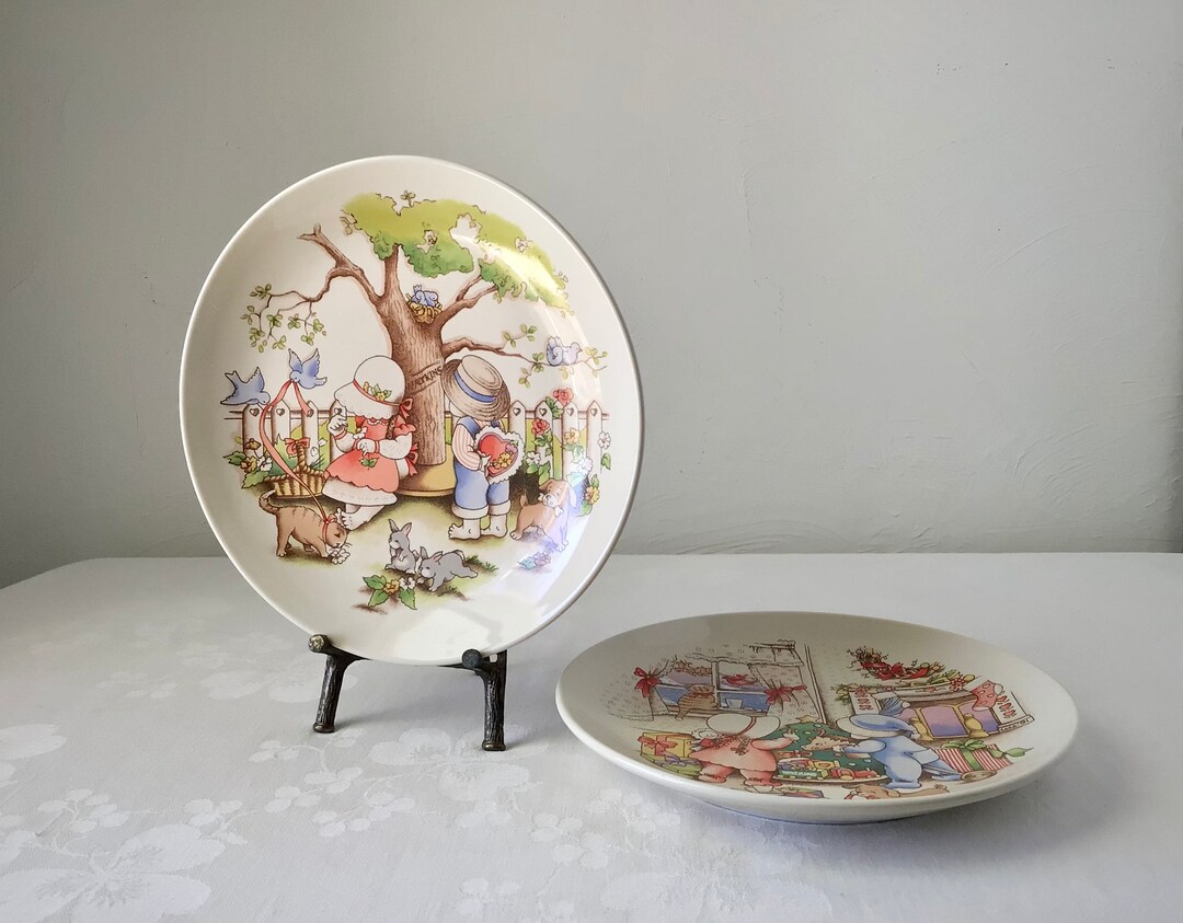 Watkins Country Kids Plates, Vintage Collectible Childrens Art ...