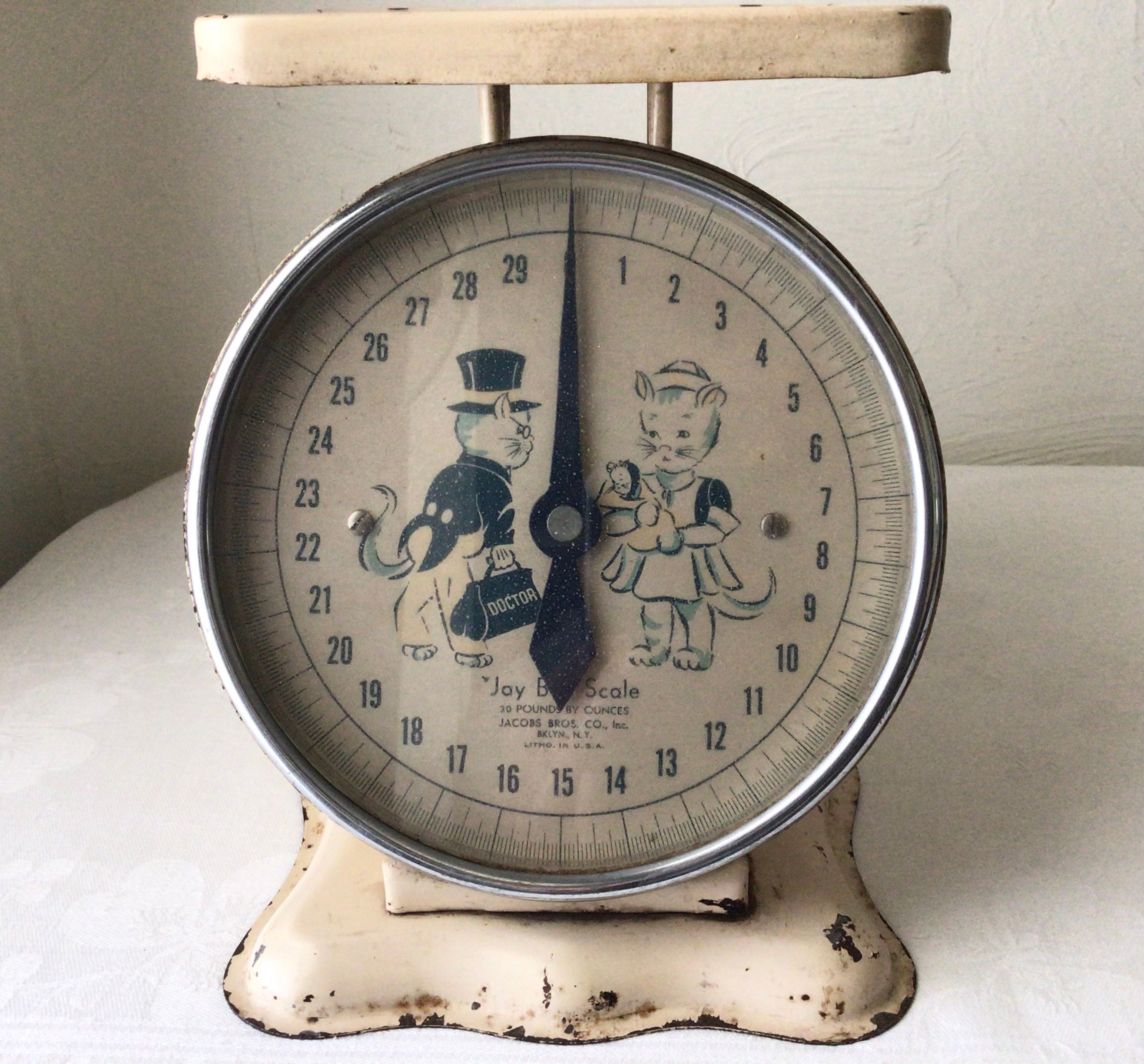 Baby scale Jay bee 30 pound weight measure | Etsy