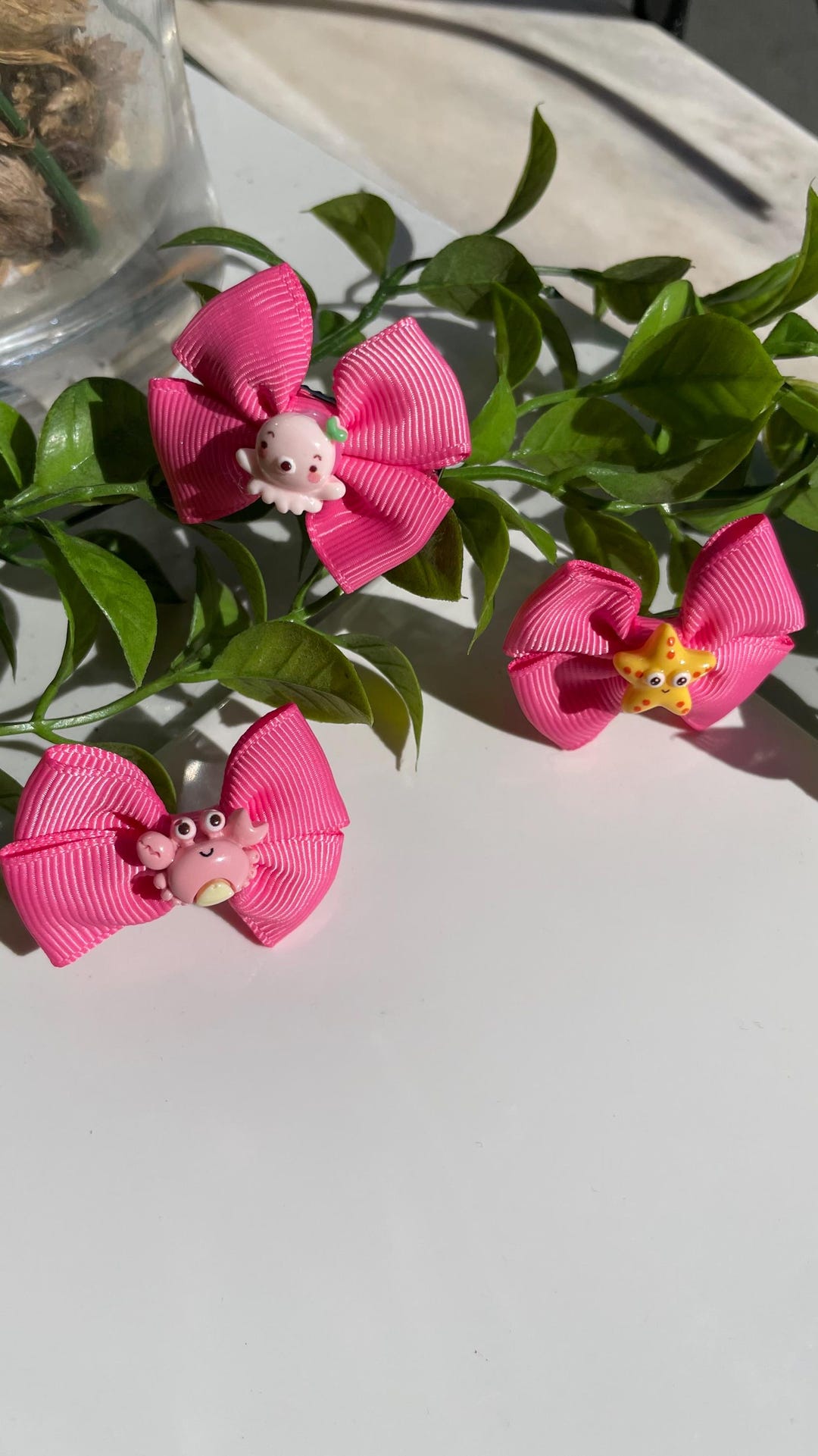 Assorted Summer Theme Pink Bows – Kit With 3 Units | Random ...