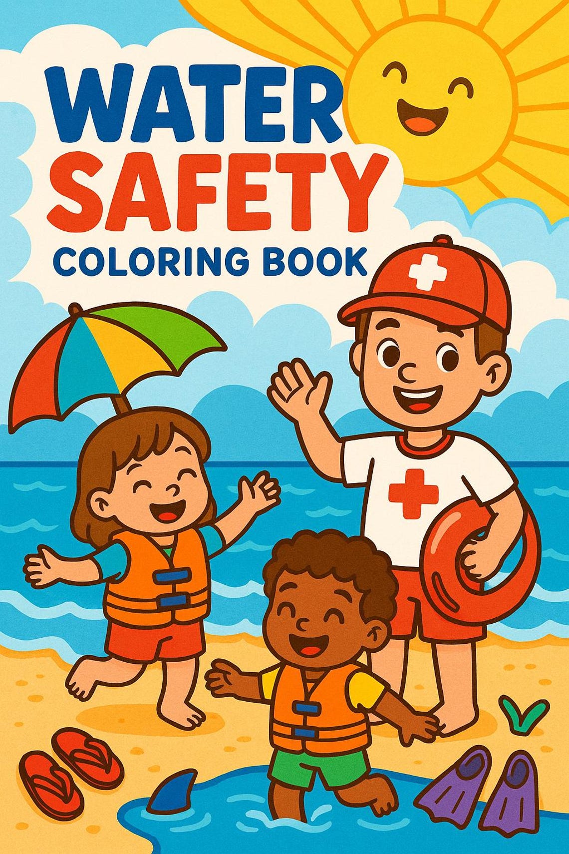 Water Safety Coloring Book for Kids (ages 5–8) – Printable PDF - Etsy