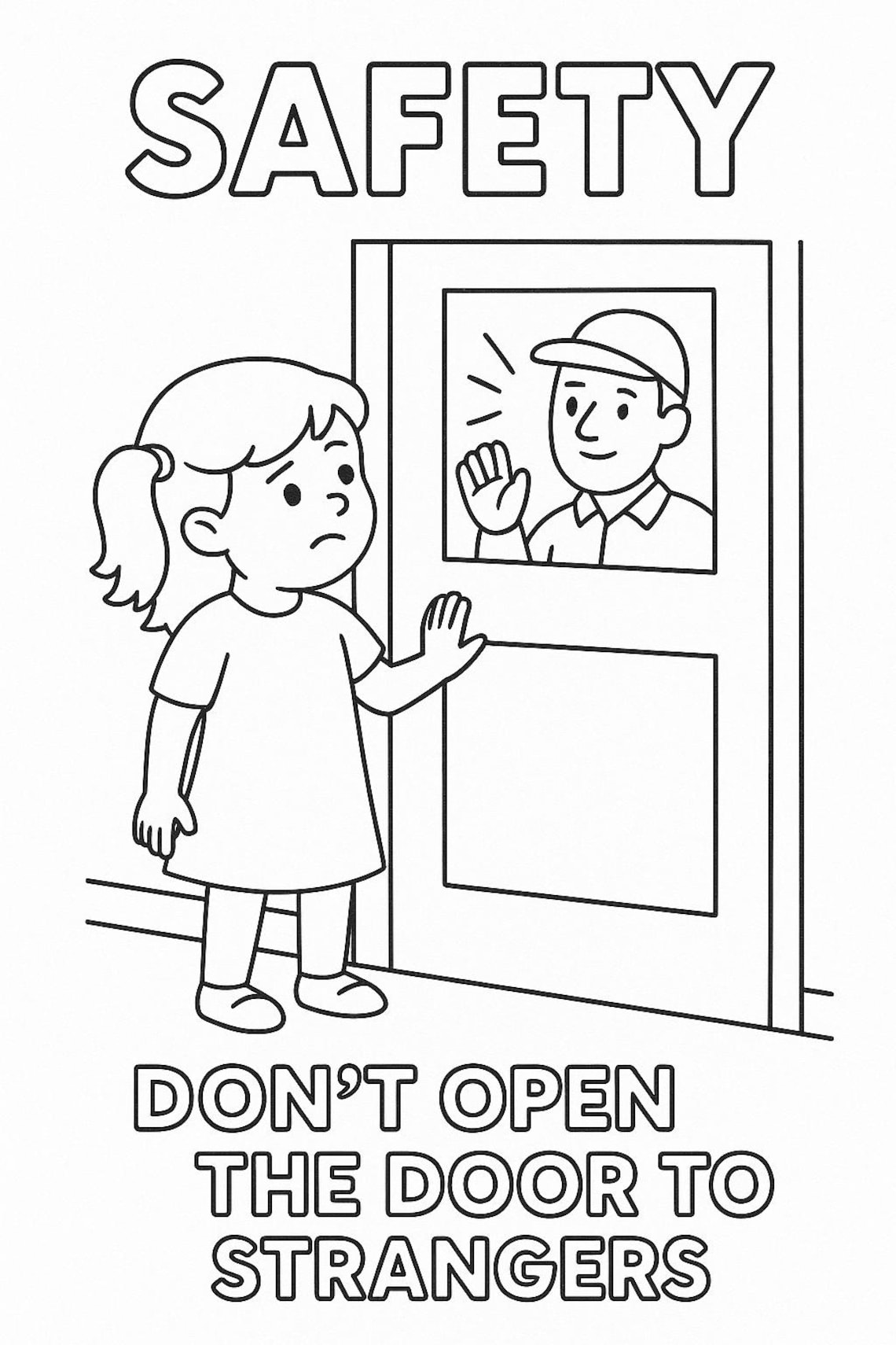 Safety First! – Educational Coloring Book for Kids | Learn Safety Rules ...