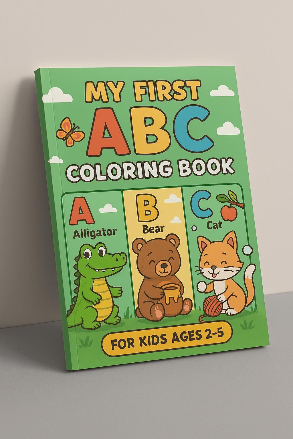 My First ABC Coloring Book – Fun Alphabet Animals for Kids Ages 2–5 ...