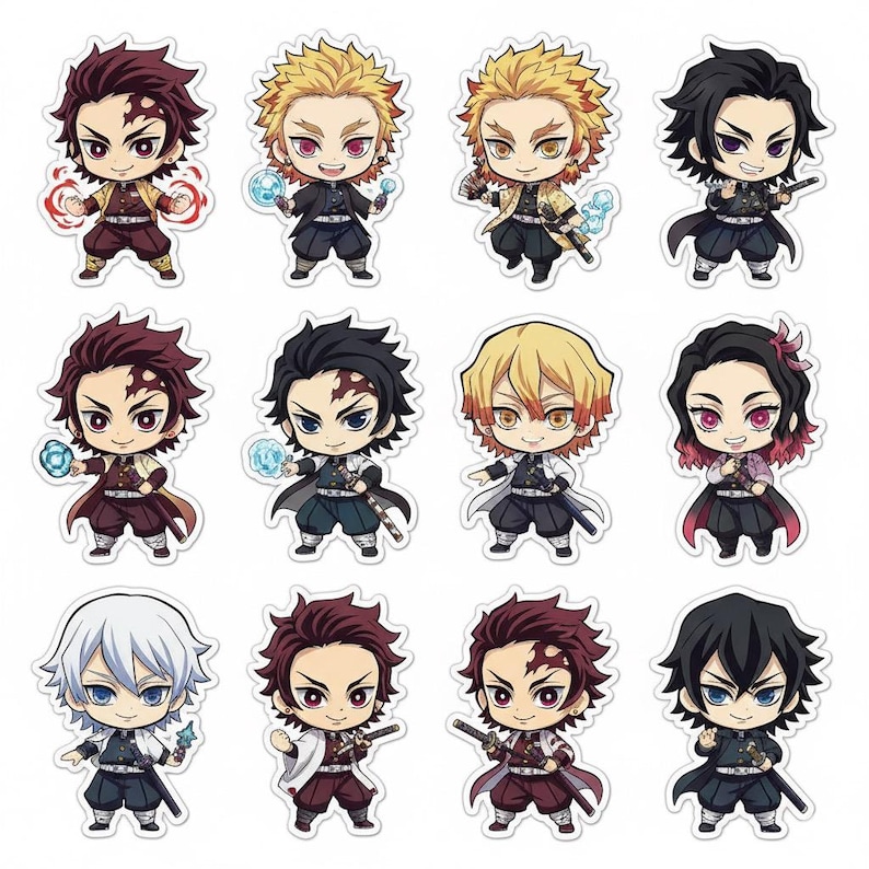 Anime-inspired Chibi Sticker Bundle | 600+ Cute Printable Stickers ...