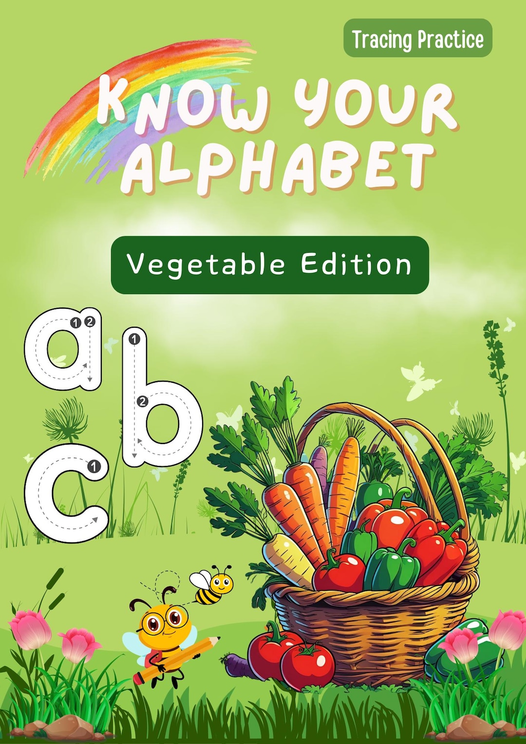 Know Your Alphabet - Vegetable Edition - Etsy