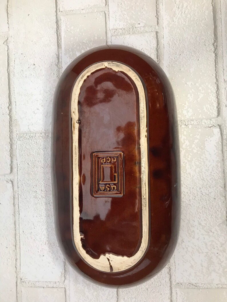 Vintage Hull Brown Drip Ware Divided Open Vegetable Open - Etsy