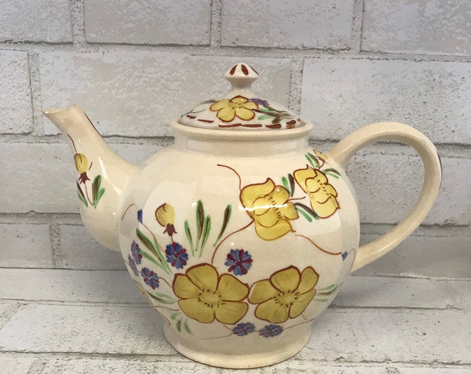 Blue Ridge Teapot ~ Southern Pottery ~ Southern Potteries ~ Hand ...