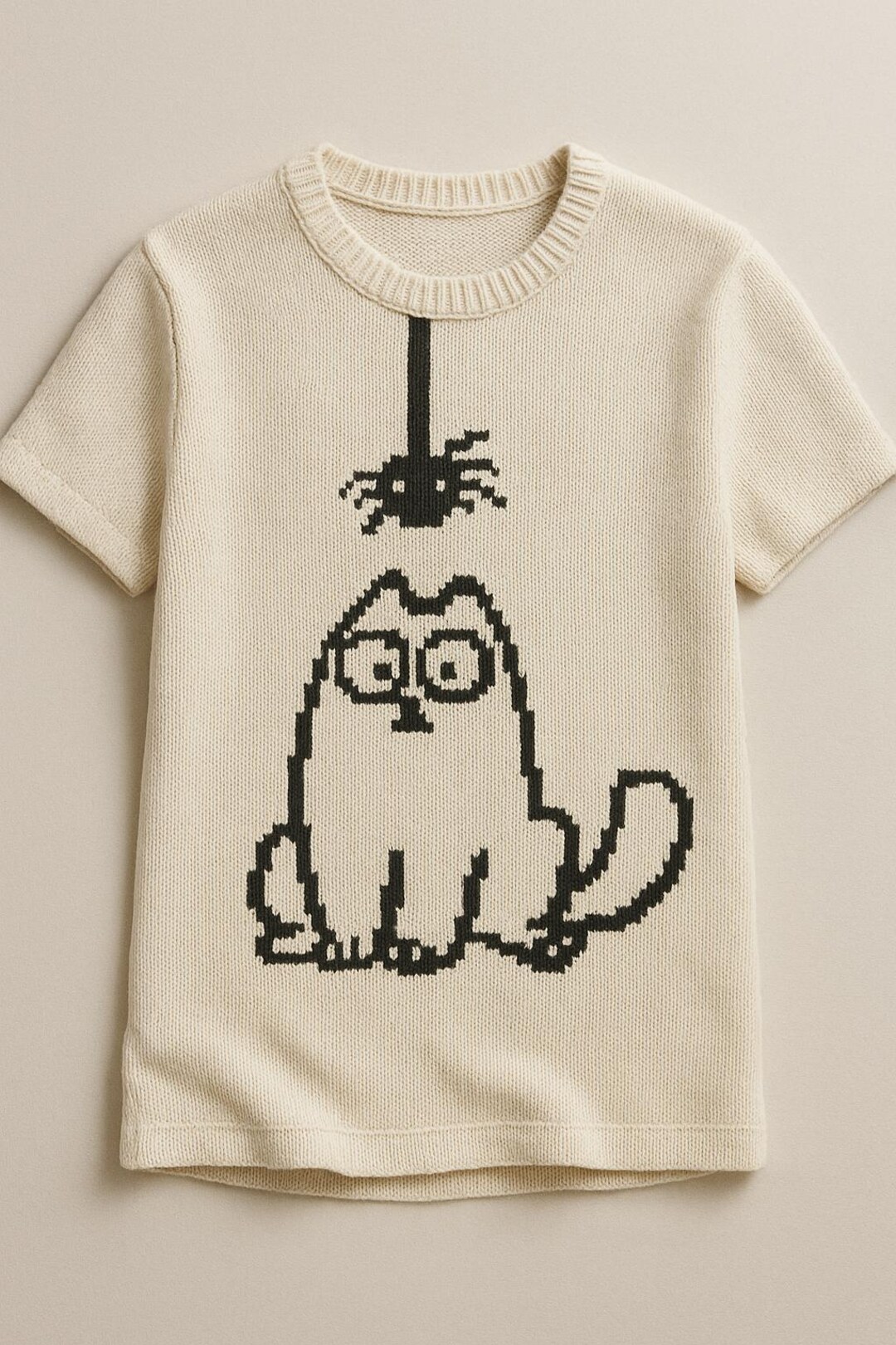 Simon's Cat Knitting Pattern: Intarsia Spider Chart (PDF Digital ...