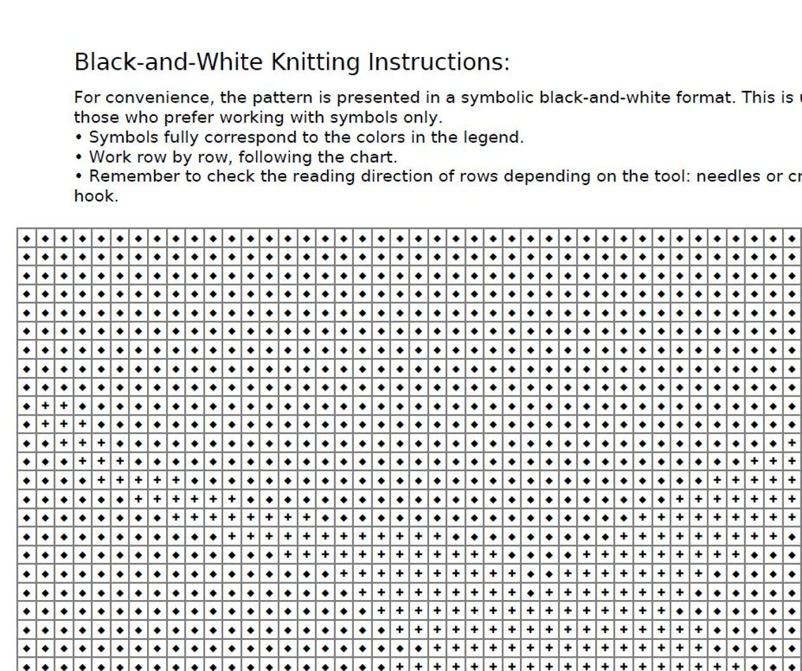 Birds – Knitting Pattern PDF | Intarsia Chart - Etsy