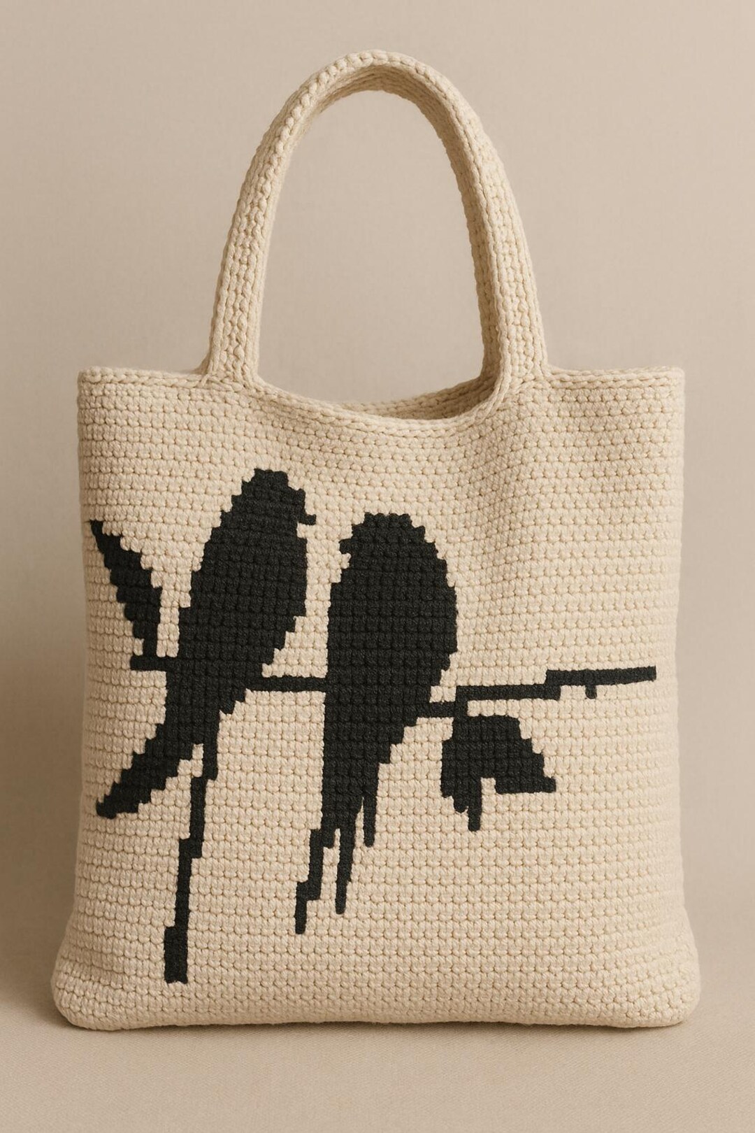 Birds on a Branch – Knitting Pattern PDF | Intarsia Chart - Etsy