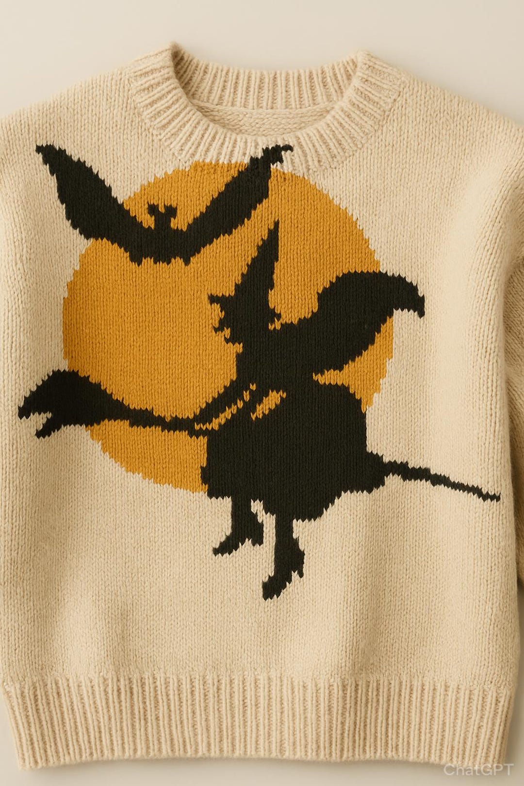 Halloween - Witch Knitting Pattern: Colorwork Intarsia Design (digital ...