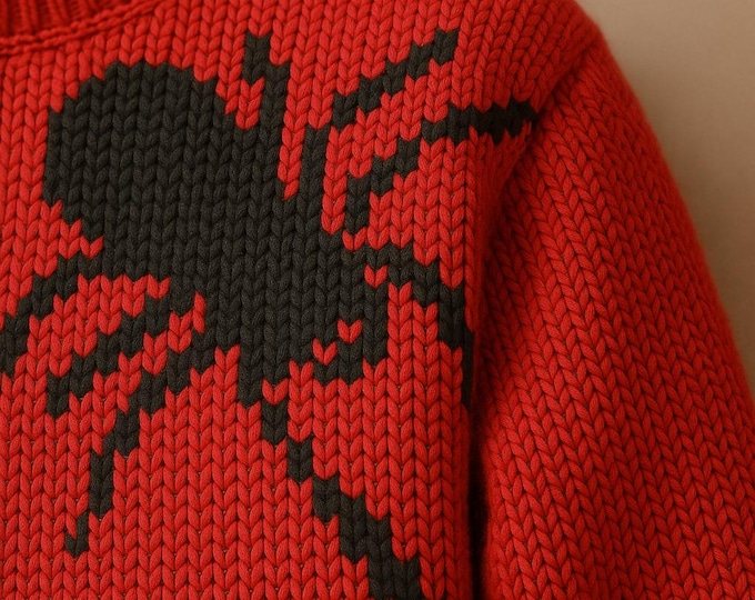 4 Designs Spiderman Sweaters Vintage Knitting Pattern Picture Character ...