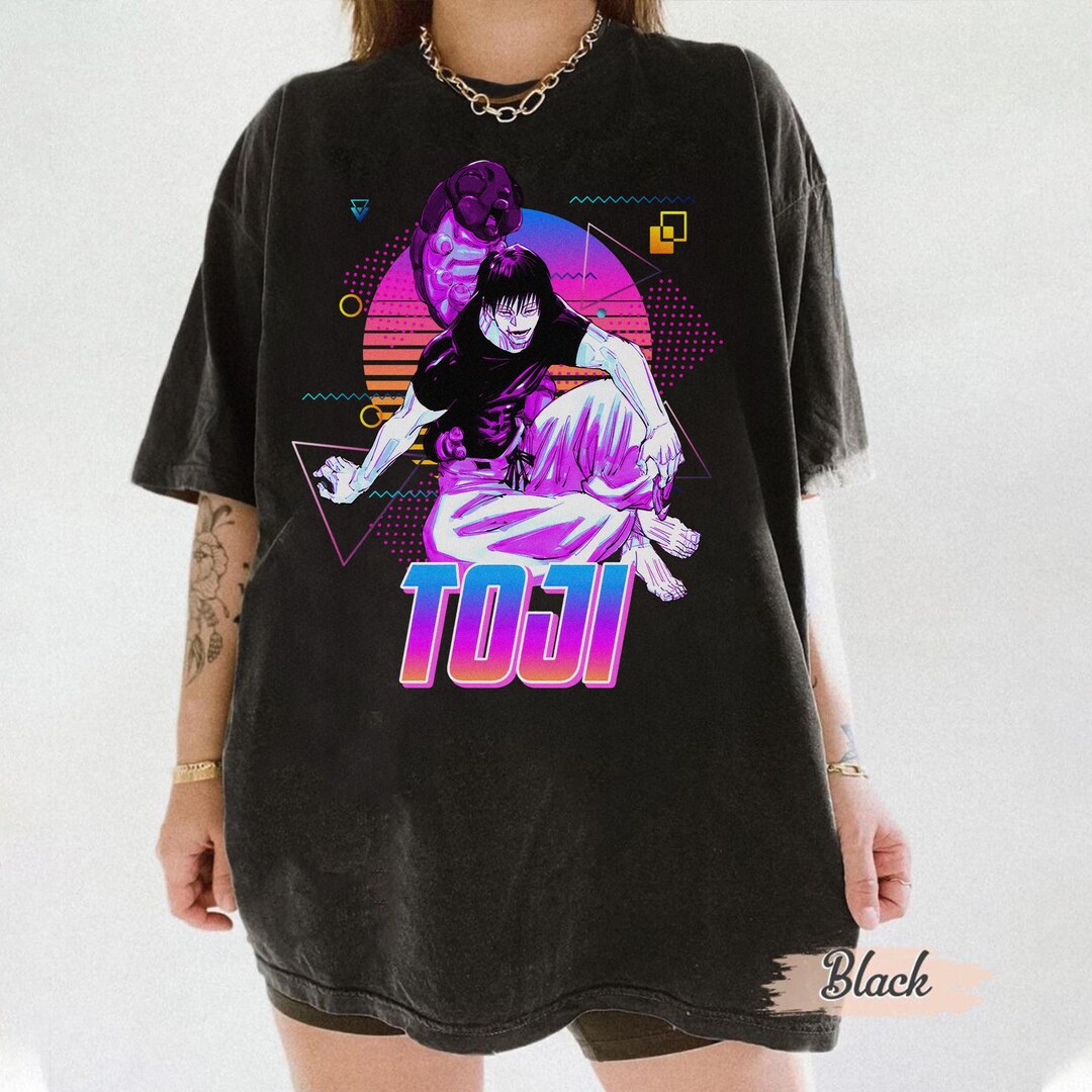 Retro Toji Fushiguro Shirt, Sweatshirt, Hoodie, Toji Shirt, JJK Shirt ...