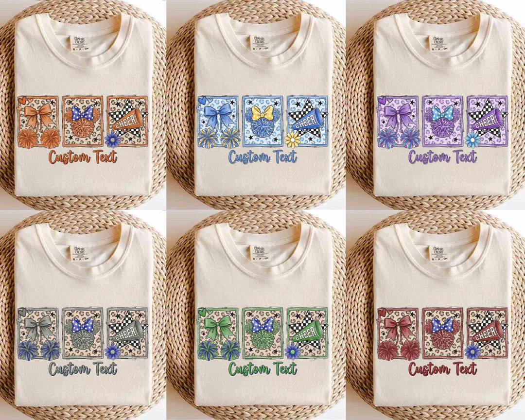 Customize Disney Cheer Competition 2026 Theme Color Shirt, UCA National ...