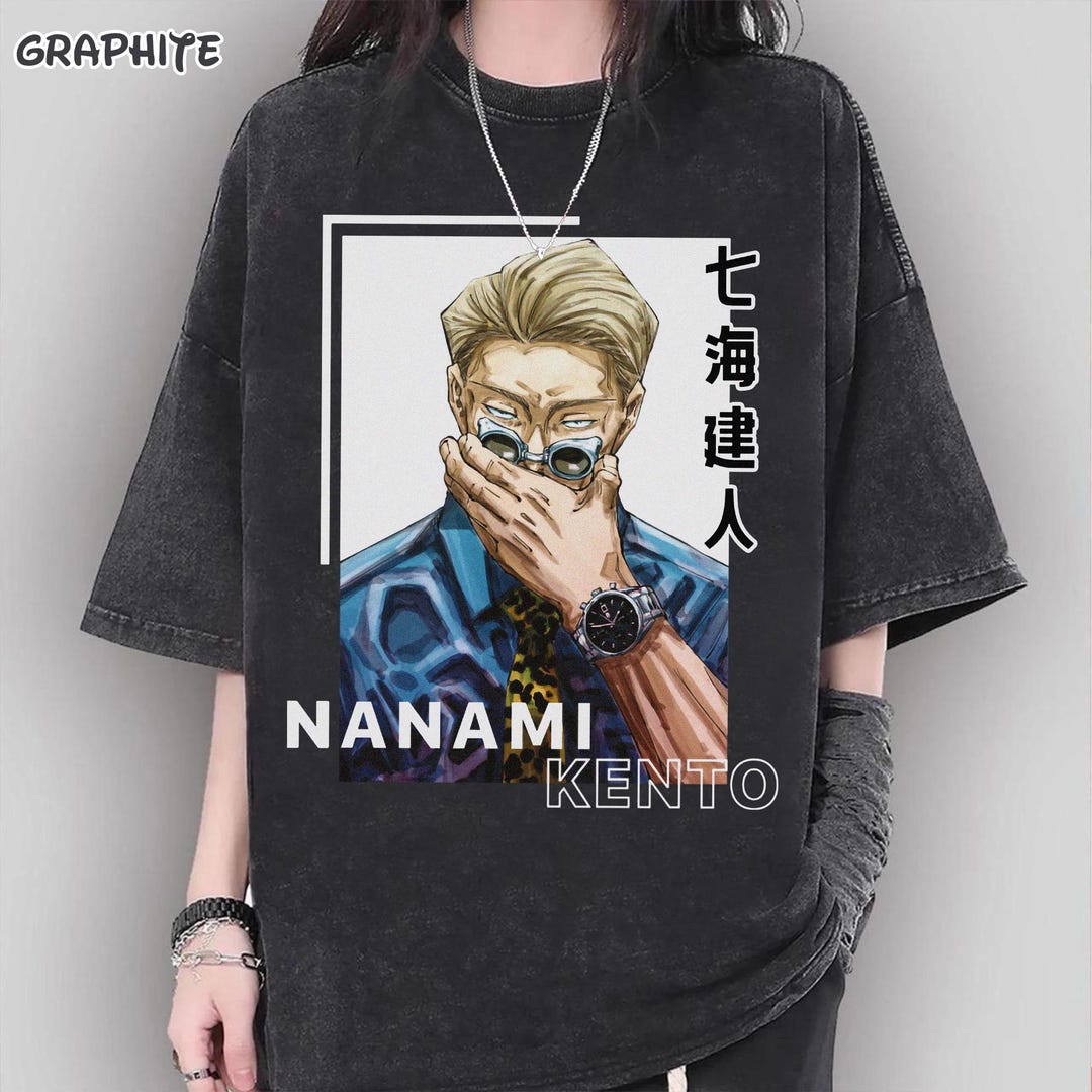 Nanami Kento Shirt, Sweatshirt, Hoodie, Nanami Shirt, JJK Shirt, Anime ...
