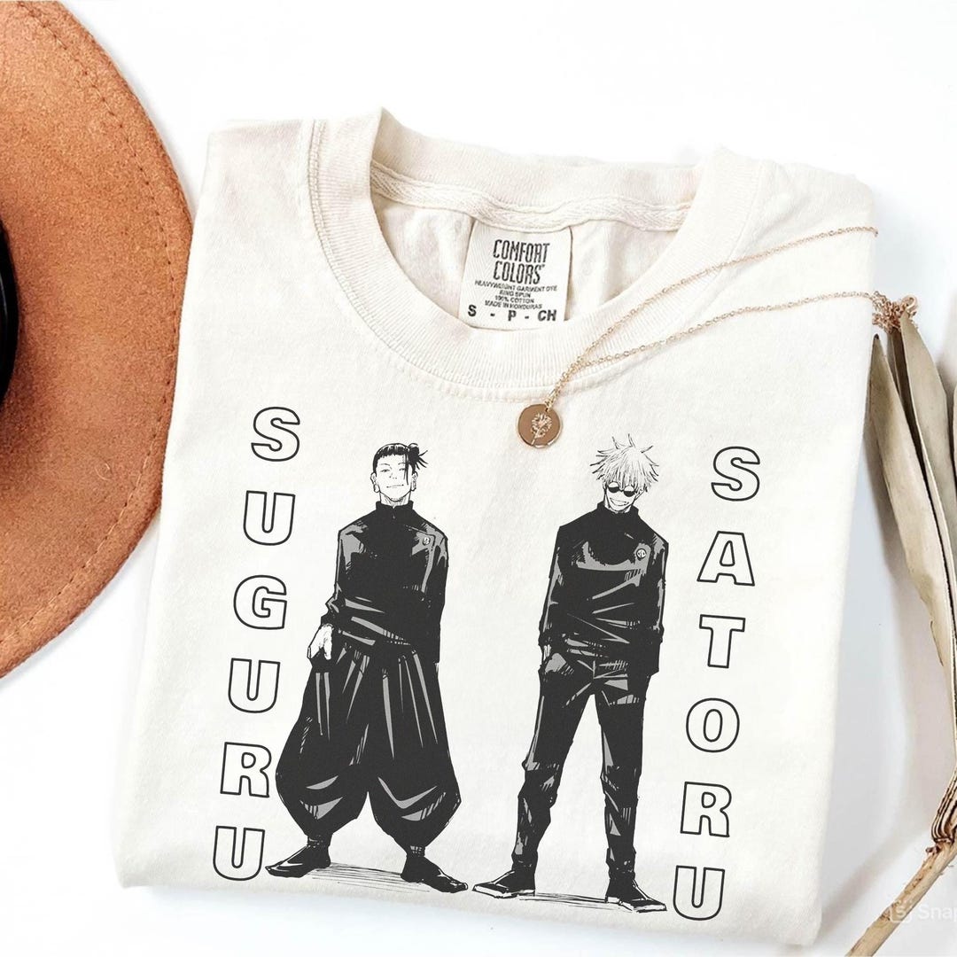 Gojo and Geto Shirt, Sweatshirt, Hoodie, Toji Shirt, JJK Shirt, Anime ...