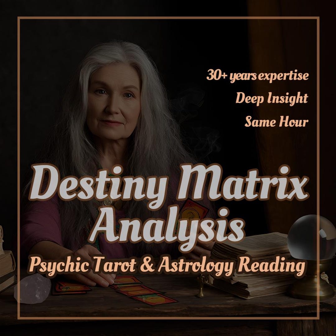 Destiny Matrix Reading: Same Hour Tarot & Astrology Psychic Guidance - Etsy