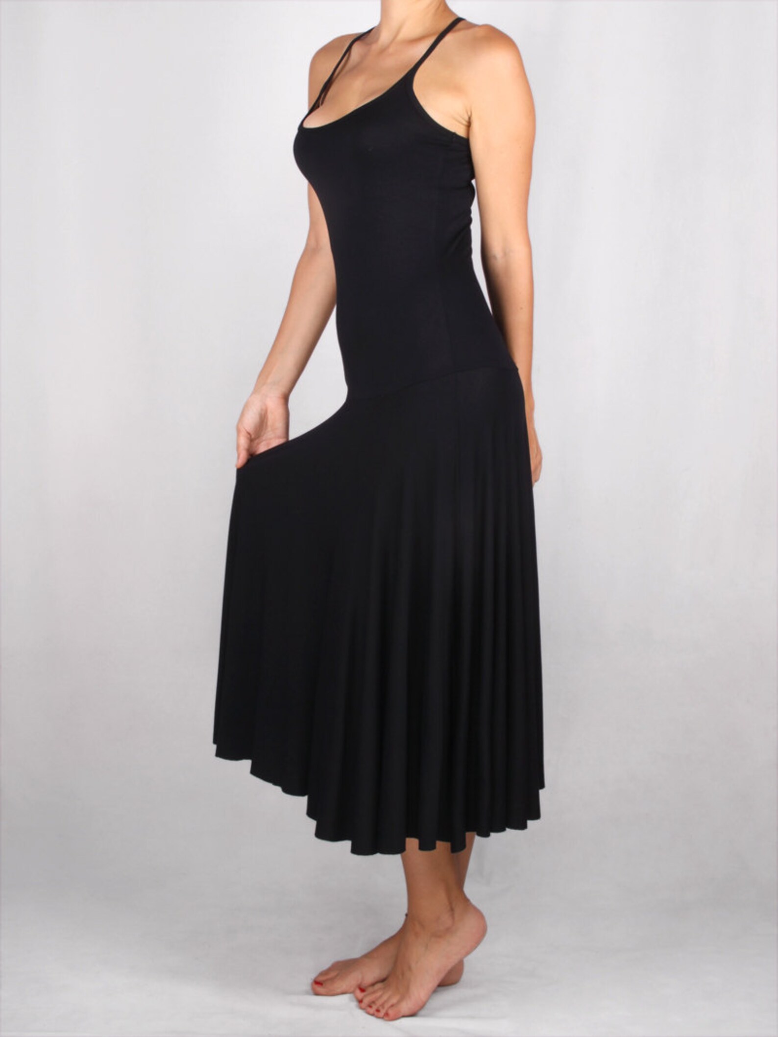 Miriam Spinning Dress in Rayon Lycra RED - Dance Wear, Active Wear - Etsy