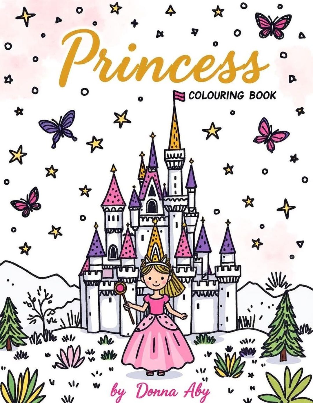 Princess Coloring Book for Kids | Fairy Tale Activity Pages (PDF) - Etsy