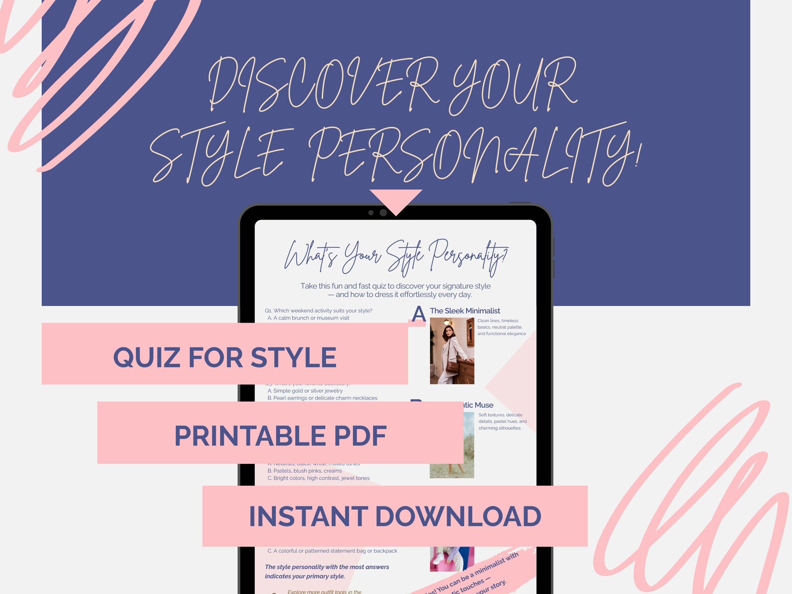 Style Personality Quiz Printable – Discover Your Style Type | Fashion ...