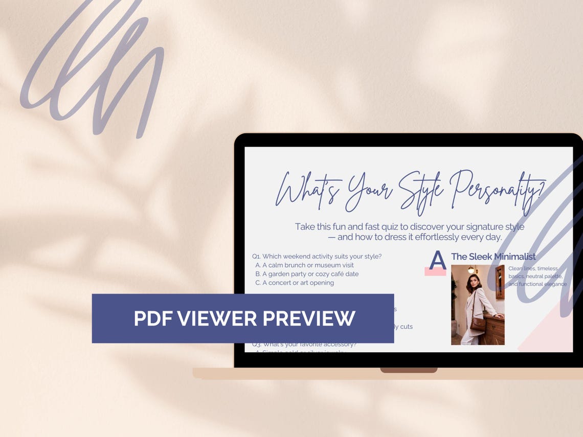 Style Personality Quiz Printable – Discover Your Style Type | Fashion ...