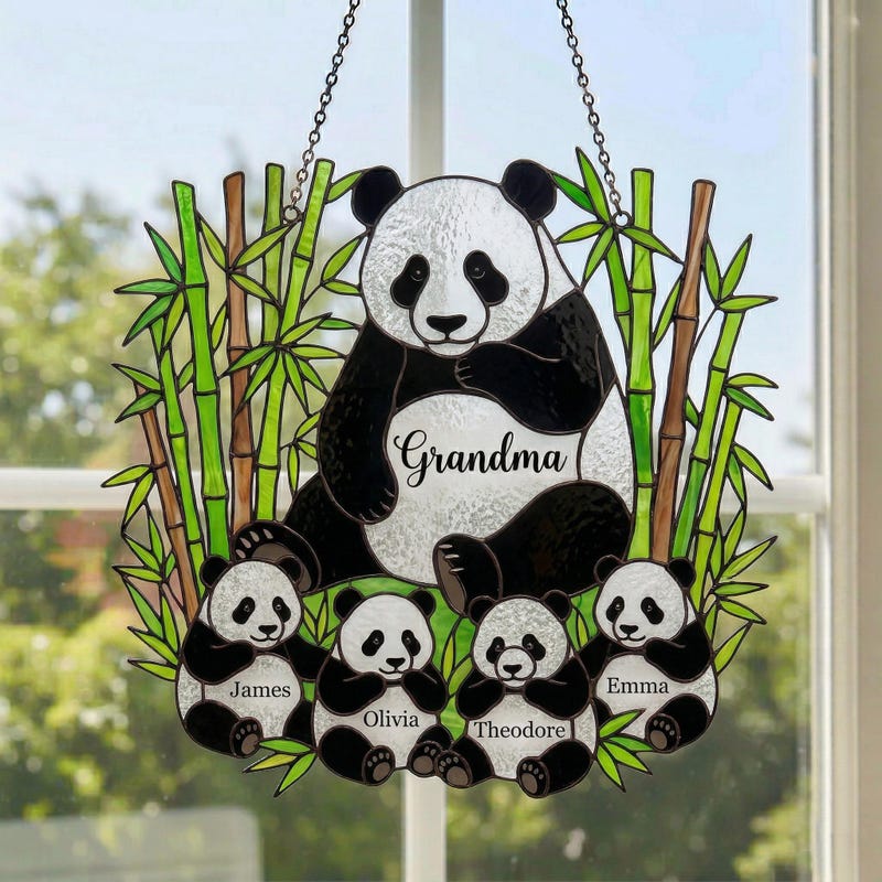 Panda Family Personalized - Etsy