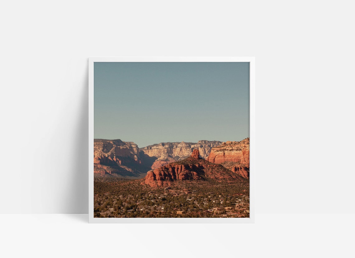 Red Rocks Wall Art Sedona Arizona Landscape Print - Etsy