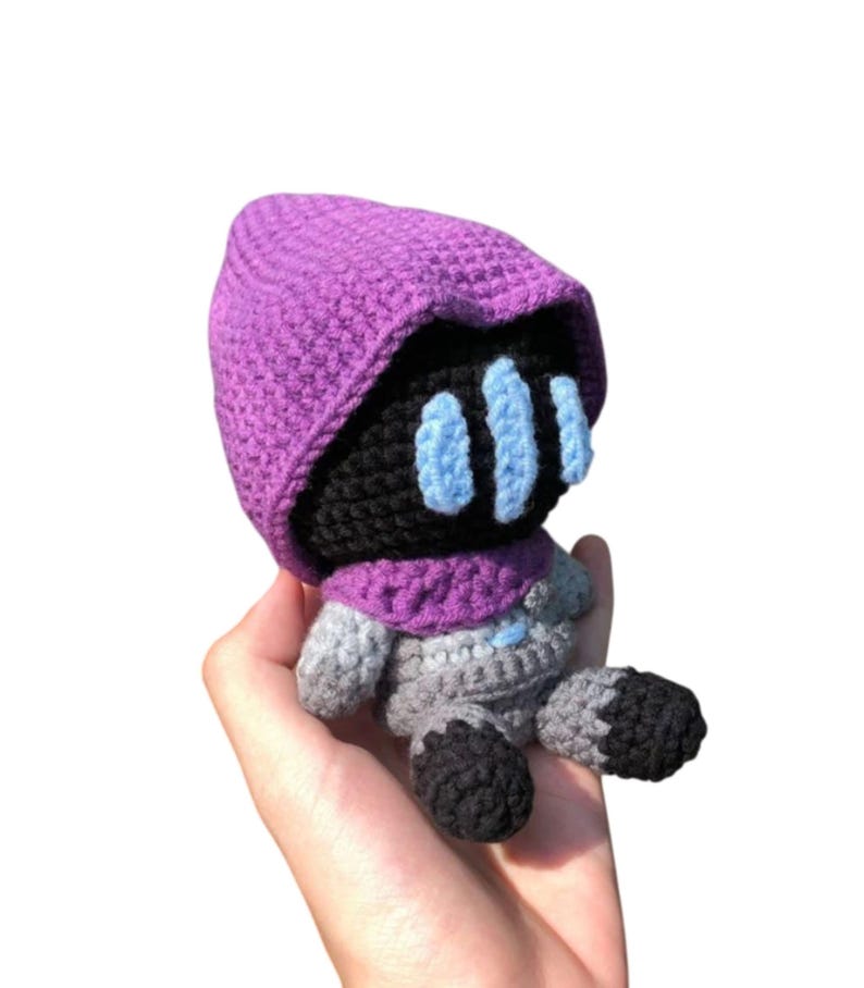 Omen Valorant Crochet, Omen Valorant Amigurumi Plushie, Omen Character ...