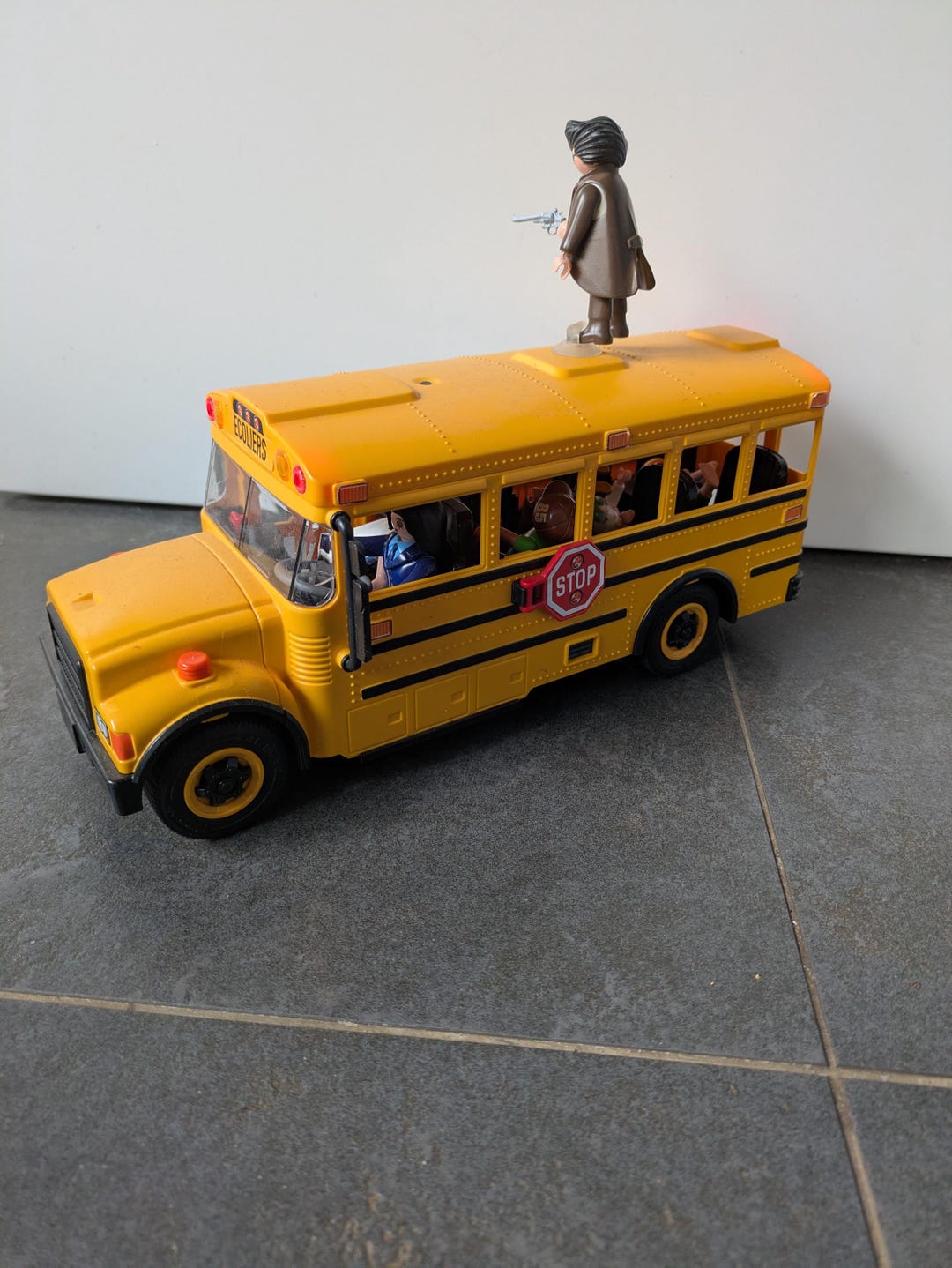 Custom Playmobil Cinema - Dirty Harry + School Bus - Etsy UK